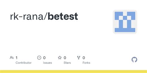 GitHub Rk Rana Betest