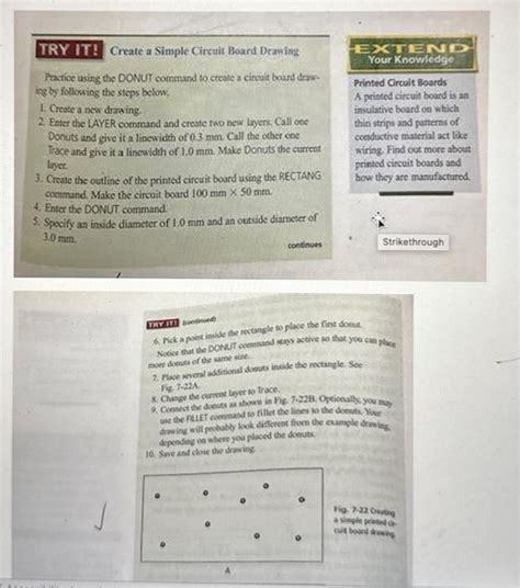 Solved Try It Create A Simple Circuit Board Drawing