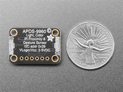 Adafruit Apds9960 Proximity Light Rgb And Gesture Sensor [stemma Qt