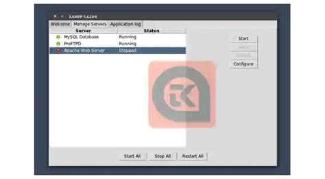 mengatasi apache web server not running di xampp ubuntu 16 04 lts