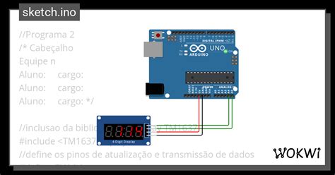 Displaytm1637 Wokwi Esp32 Stm32 Arduino Simulator