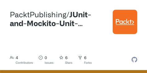 Github Packtpublishingjunit And Mockito Unit Testing For Java Developers