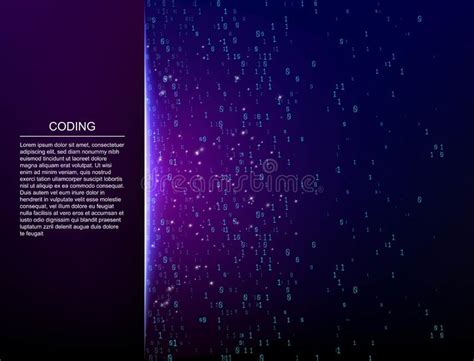 Binary Code Digital Technology Data Sorting From Chaos To System