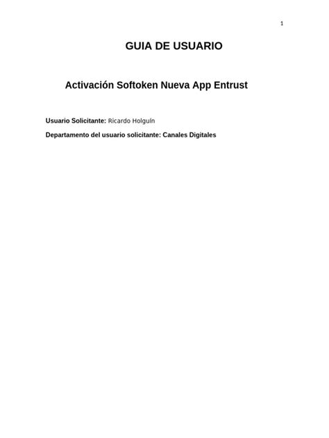 Nuevo Entrust Soft Token Pdf Finanzas Y Dinero