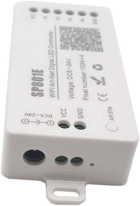SP E WiFi Art Net Magic LED Controlador LED Matriz Panel Módulo WS B WS Tira de luz