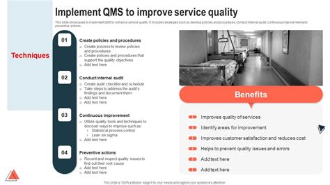 Implement Qms To Improve Service Quality Ideas Pdf