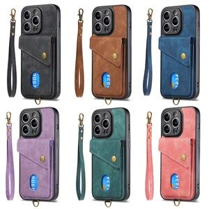 Pu Leather Card Holder Phone Case Tpu Wallet Back Cover Etsy