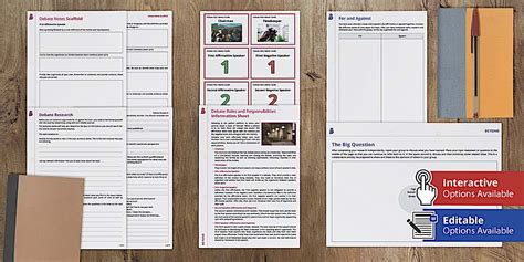 Year 7 Debate Pack