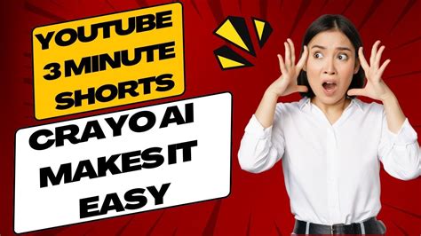 Youtube Expands To 3 Minute Shorts Crayo Ai Makes It Easy Youtube