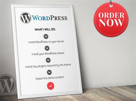 Wordpress Installation And Setup Theme Exactly Like The Demo Upwork