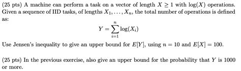 Solved 25 Pts A Machine Can Perform A Task On A Vector Of