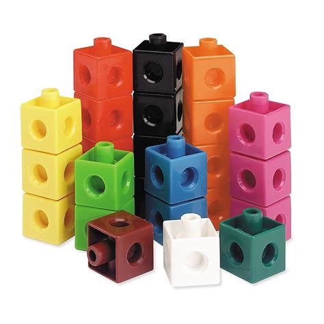 Learning Resources Plastic Snap Cubes Set Grades K Image 1