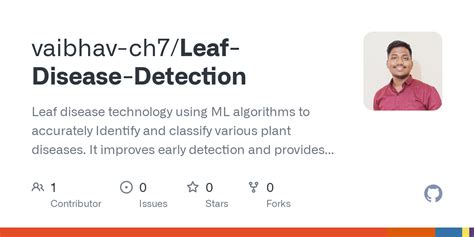 github vaibhav ch7 leaf disease detection leaf disease technology