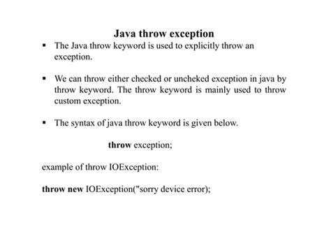 Exception Handling In Javapptx