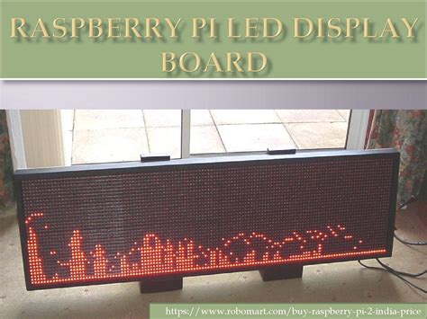Raspberry Pi Led Display Board Pdf File By Robomart India Issuu