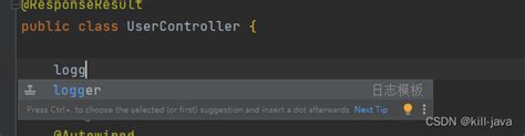 idea 使用技巧 快速生成logger idea的logger csdn博客