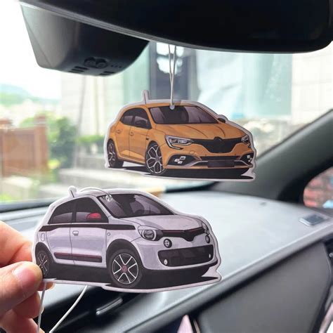 Logo Printed Hanging Car Air Freshener Rearview Mirror Perfume