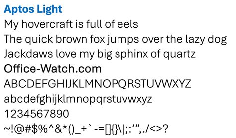 new default font aptos in microsoft 365 and word office watch