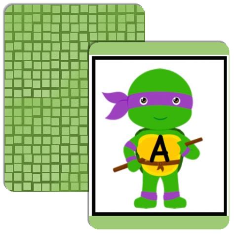 Turtle Alphabet Match The Memory