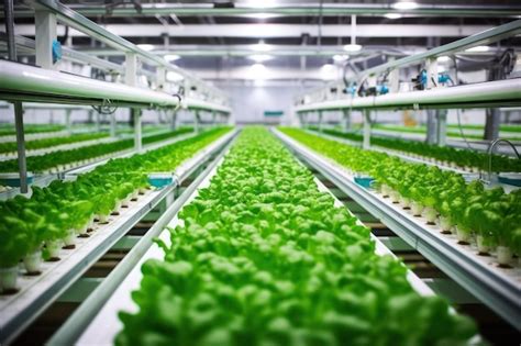 premium ai image smart indoor farming automated watering system in action