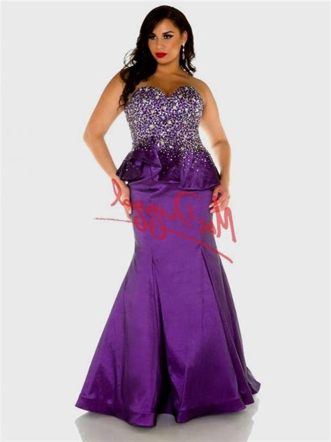 Purple Evening Dresses Plus Size Photo 1