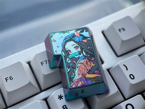 Nezuko Kamado Iso Enter Key Titanium Keycap Ttkcap