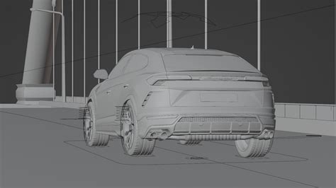 Lamborghini Urus 3d Animation Behance