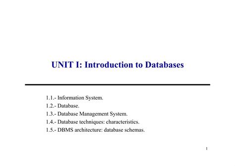 Pdf Unit I Introduction To Databases Upvusers Dsic Upv Es ~jorallo Docent Bda English Unit1