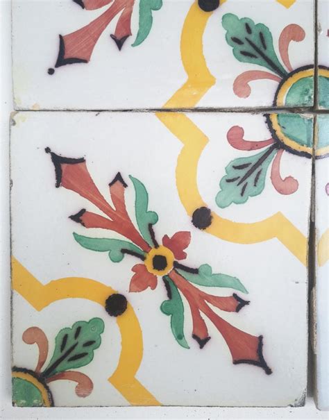 1 Of The 350 Handmade Antique Ceramic Tiles By Devres France 1920s