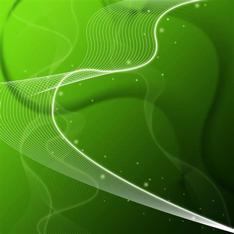Free Photo Green Web Background Shows Wavy Lines And Sparkles Curve