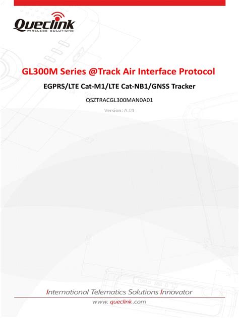 gl300m series track air interface protocol va 01 pdf port