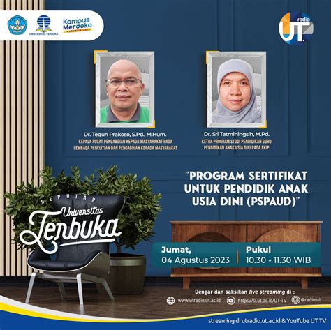 Universitas Terbuka On Linkedin Universitasterbuka Utradio Ut Tv