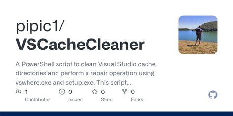 GitHub Pipic VSCacheCleaner A PowerShell Script To Clean Visual Studio Cache Directories And