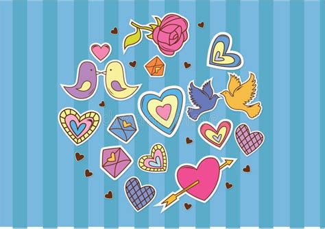 Illustration Collection Of Set Vector Object Stock Vector