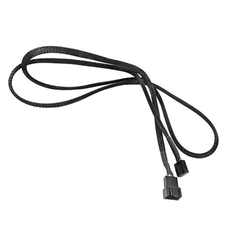4 Pin Pwm Male To 4 Pin Pwm Female Ext Cable Black Coolerguys