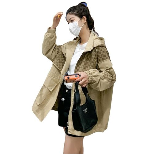 호빵안양 여성 야구 잠바 캐주얼 스냅백 봄가을 쇼트 트렌치코트 Ho3 키작 체크 티몬