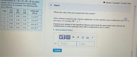 solved review constants perlodic table part d se m so what