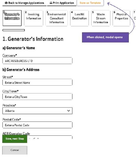 Save As Template Button If Application Criteria Changes Should The Changes Also Be Saved On