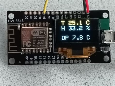 Tasmota Esp8266 Nodemcu Ssd1306 Display Am2301 Tutorial Iot Powered