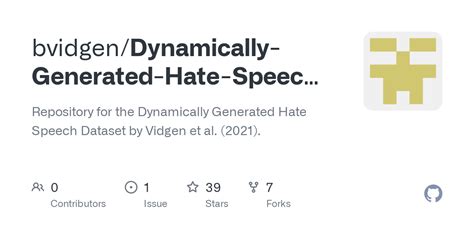 Dynamically Generated Hate Speech Datasetdynamically Generated Hate Dataset V023csv At Main