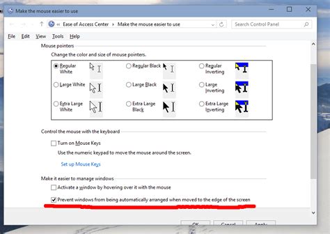Disable The Aero Snap Feature In Windows