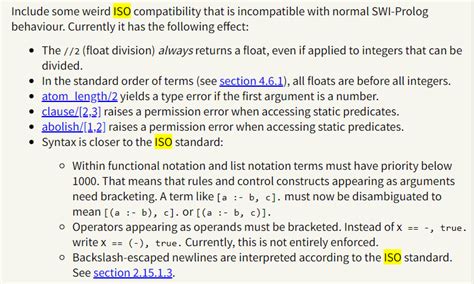 Is There Room To Adopt A Flag Strictiso General Discussions On Prolog Prolog Community