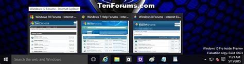 Switch Between Open Apps In Windows 10 Tutorials