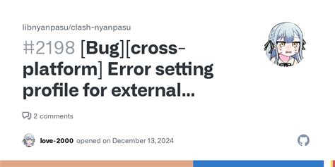 Bug Cross Platform Error Setting Profile For External Controller With Random Port · Issue