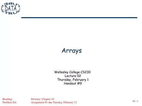 Ppt Arrays Powerpoint Presentation Free Download Id5354001