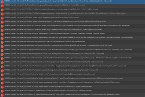 Very Strange Assembly Errors Questions And Answers Unity Discussions
