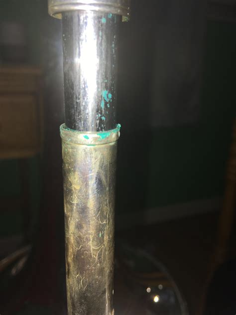 Does Anyone Know What This Green Stuff Is That Keeps Showing Up On My Slide R Trombone