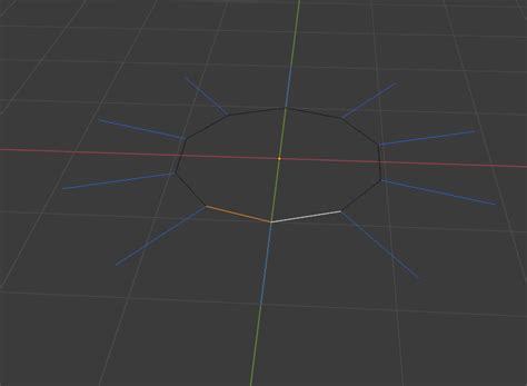 How Does Blender Calculate Vertex Normals For A Circle With No Face Blender Stack Exchange