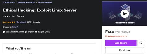 Ethical Hacking Exploit Linux Server Limited Slots