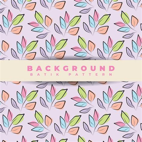 Premium Vector Seamless Pattern Background Design With Foliage Element Style